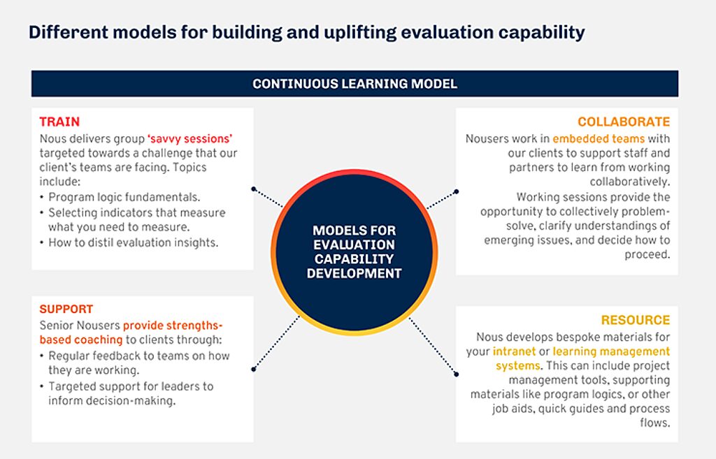 Why not do it yourself? Building evaluation capability